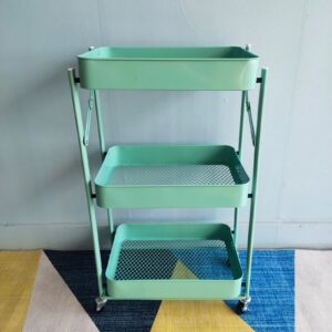 3-Layer Trolley - Steel Mobile Trolley - The Shopping Kingdom