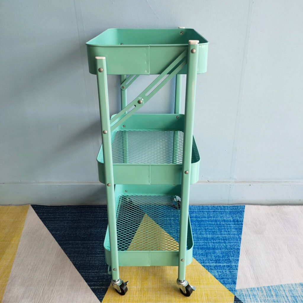 3-Layer Trolley - Steel Mobile Trolley - The Shopping Kingdom